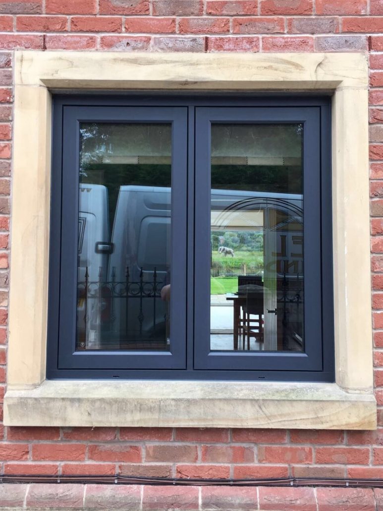 Residence Collection R ² flush sash window in Anthracite grey 1 ...