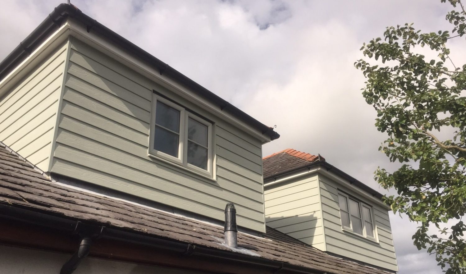 Spectus casement window in Agate Grey with cladding - Double Glazing ...